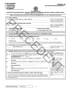 Fillable Online (Precedent) BRF for Form 1B Fax Email Print - pdfFiller