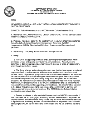 Fillable Online IMCOM - Fort Stewart - Army.mil Fax Email Print - pdfFiller