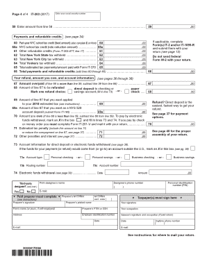 Fillable Online Form IT-203:2017:Nonresident and Part-Year Resident ...