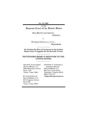 Fillable Online Beavex response 6 - SCOTUSblog Fax Email Print - pdfFiller