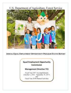 Fillable Online Forest Service Annual EEO Program Status Report, EEOC ...