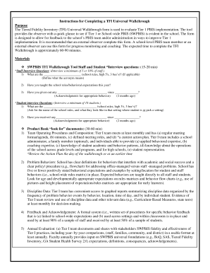 Fillable Online Final GaPBIS-Metro RESA FY18 TFI Universal Walkthrough ...