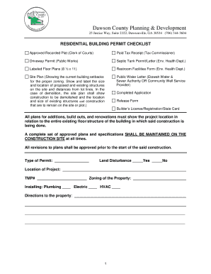 Fillable Online Short Term Rental Affidavit and Permit - Dawson County ...