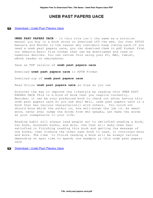 Fillable Online Register Free To Download Files File Name : Uneb Past ...