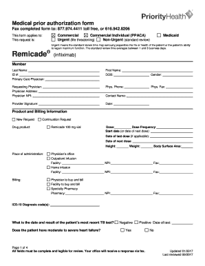 Fillable Online Medical Prior Authorization Form. Request determination ...
