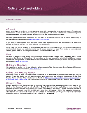 Fillable Online Notice to shareholders - Computershare Fax Email Print ...