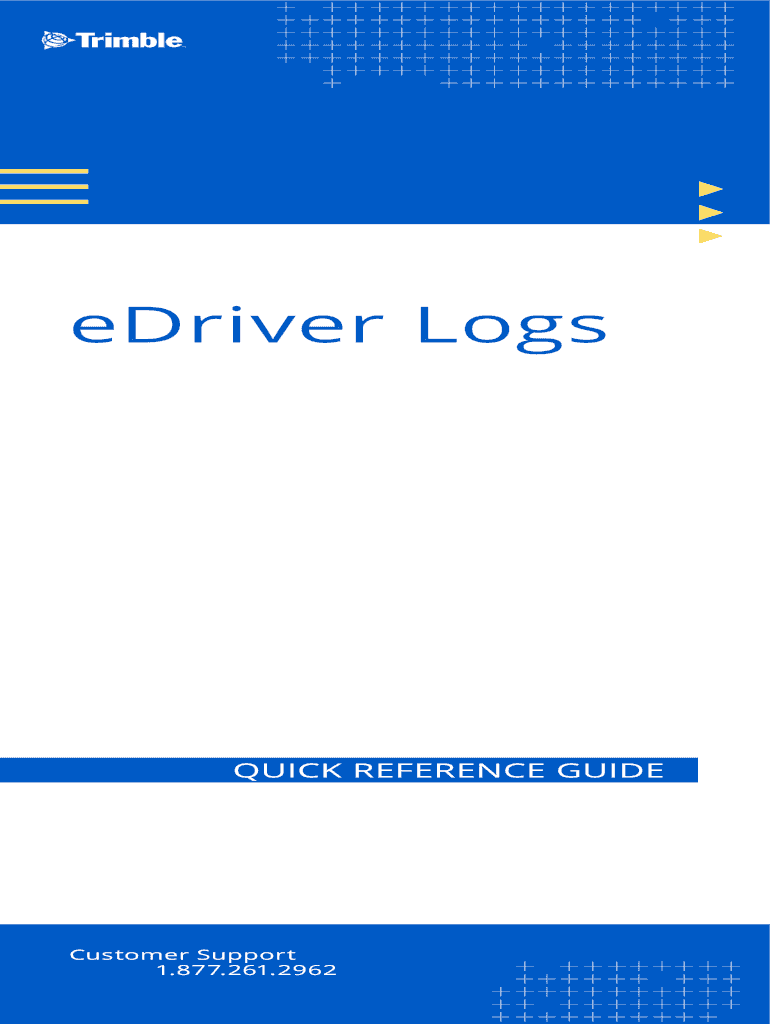 Fillable Online Trimble Certifies ELD for Oil and Gas Services Fleets ...