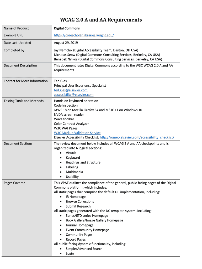 Fillable Online Voluntary Product Accessibility Template (VPAT ...