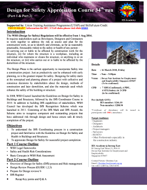 Fillable Online Design for Safety Appreciation Course 34 run - ies.org ...