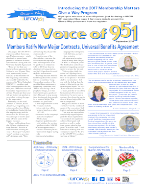 Fillable Online Members Ratify New Meijer Contracts, Universal ...