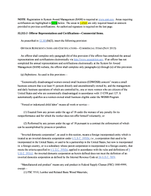 Fillable Online NOTE: Registration in System Award Management (SAM) is ...