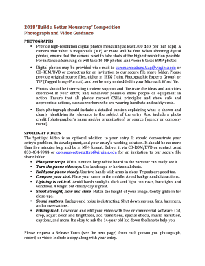 Fillable Online 2018 BBM Photo Tips and Release Form.docx Fax Email ...