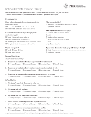 Fillable Online School Climate Survey Suite - Student Surveys ONLY.indd ...