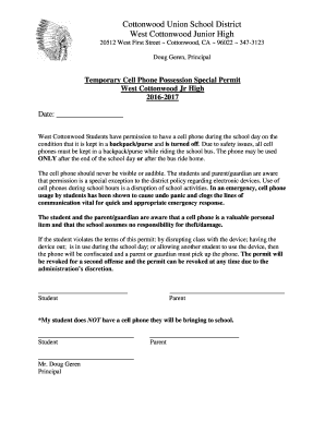 Fillable Online images pcmac Temporary Cell Phone Possession Special ...