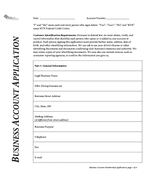 Fillable Online Customer Identification Requirements PPLICATION - RTN Fax Email Print - pdfFiller