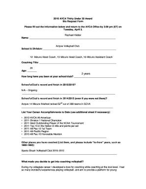 Fillable Online Bio Request Form Fax Email Print - pdfFiller