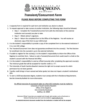 Fillable Online Transient/Concurrent Form Fax Email Print - pdfFiller