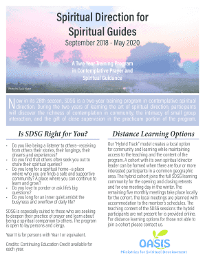 Fillable Online Spiritual Direction for Spiritual Guides Fax Email ...