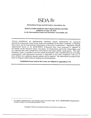 Fillable Online REGULATORY MARGIN SELF-DISCLOSURE LETTER published on ...