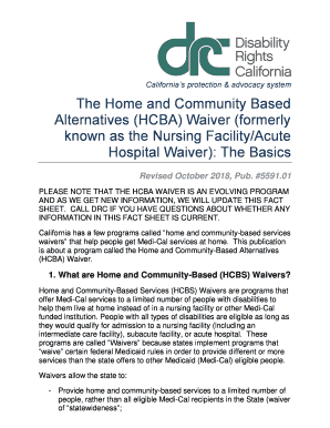 Fillable Online The Home and Community Based Alternatives (HCB ...