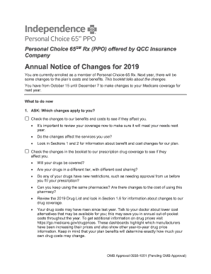Fillable Online 2019 Personal Choice 65 MAPD CDM ANOC. Web version of ...