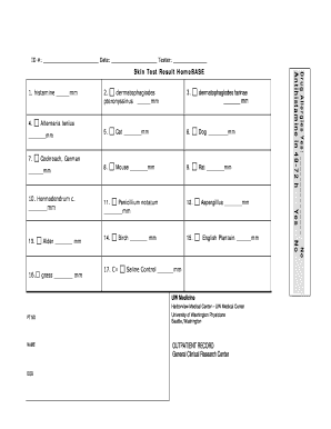Fillable Online OUTPATIENT RECORD General Clinical Research Center Fax ...