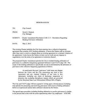 Fillable Online MEMORANDUM TO: City Council Fax Email Print - pdfFiller