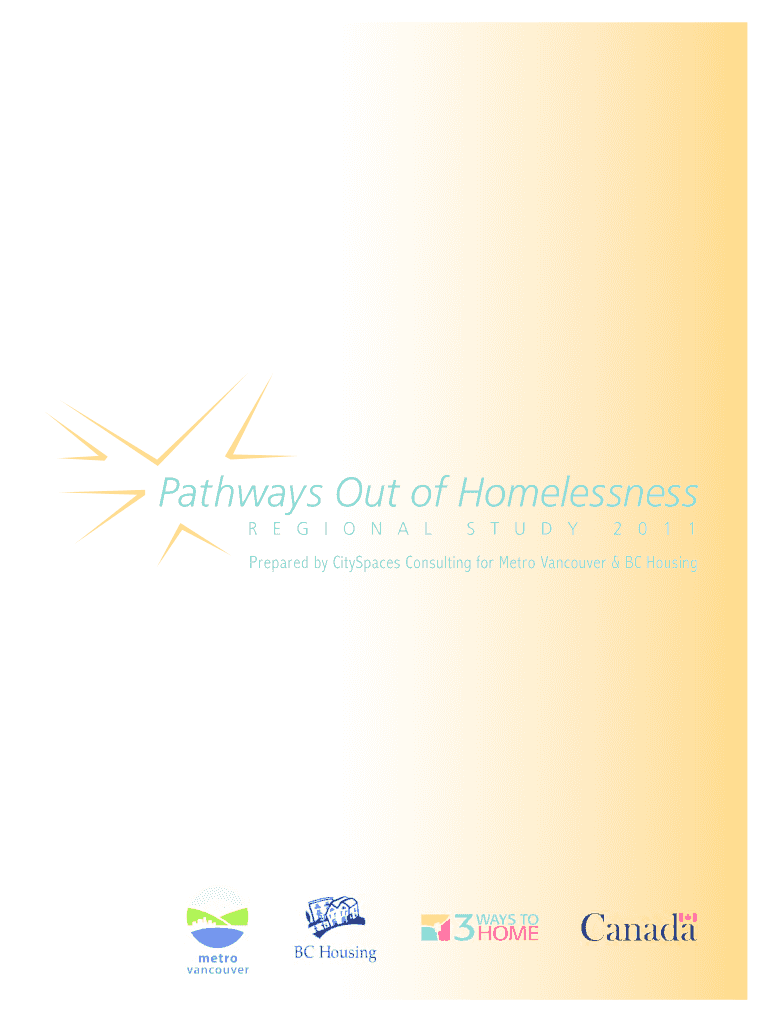 Fillable Online PATHWAYS OUT OF HOMELESSNESS - bchousing.org Fax Email ...