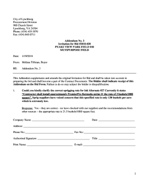 Fillable Online Invitation for Bid #2018-028 Fax Email Print - pdfFiller