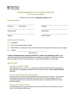 Fillable Online Payment Registration Form - Health Insurance Care Fax ...