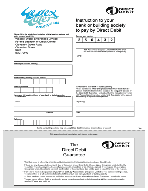 Fillable Online WWEL DD Mandate form.doc Fax Email Print - pdfFiller