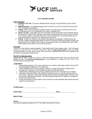 Fillable Online ucfcard ucf waiver form - UCF Card Services ...