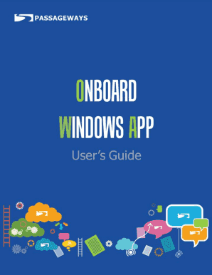 Fillable Online Passageways OnBoard Application - OnBoard Help Center ...