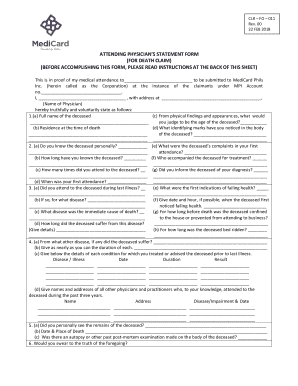 Fillable Online ATTENDING PHYSICIAN'S STATEMENT FORM Fax Email Print ...