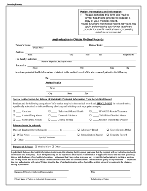 Atrius Health Medical Release Form - Fill Online, Printable, Fillable ...
