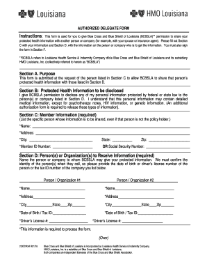 Fillable Online 23XX7434R0116Authorized Delegate Form Fax Email Print ...