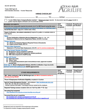 Agrilife Administrative Services - Fill Online, Printable, Fillable, Blank | pdfFiller