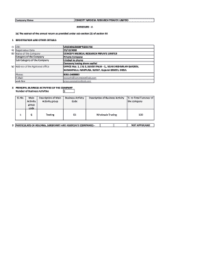 Fillable Online Form MGT-9 - Annexure A.xlsx Fax Email Print - pdfFiller