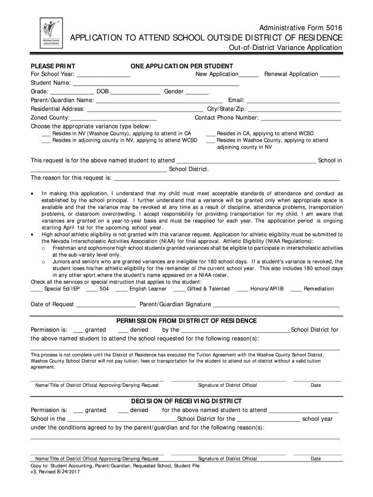 Fillable Online Administrative Form 5016 Fax Email Print - pdfFiller