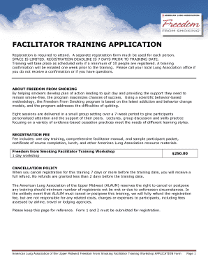 Fillable Online A separate registration form much be used for each ...