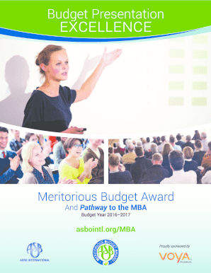 Fillable Online MBA Criteria Checklist - ASBO International Fax Email ...