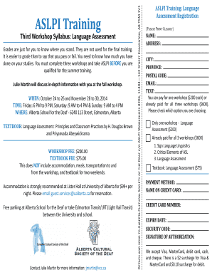 Fillable Online ASLPI Training: Language ASLPI Training Assessment ...
