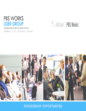 Fillable Online PBS WORKS USER GROUP Fax Email Print - pdfFiller