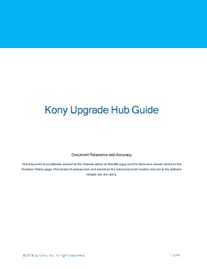 Fillable Online Kony Fabric UpgradeHUB Guide - Documentation Fax Email Print - pdfFiller