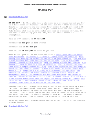 Fillable Online Hk Das Pdf. Hk Das Pdf Fax Email Print - pdfFiller