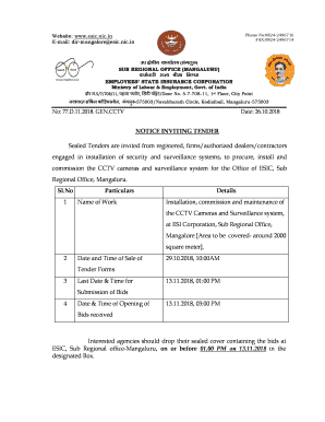 Fillable Online CCTV Tender Notice Final 26.10.18 Fax Email Print ...