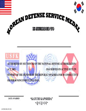 Fillable Online 8tharmy korea army AK Forms Archives - Eighth Army The ...