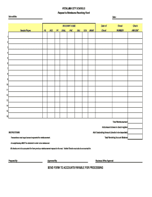 Revolving Fund Template - Fill Online, Printable, Fillable, Blank ...