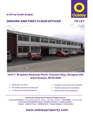 Fillable Online 4,747 sq ft (441 Fax Email Print - pdfFiller