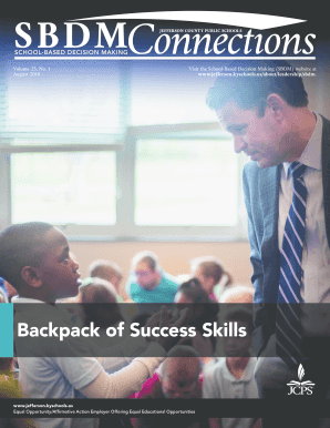 Jcps Backpack Of Success Skills Pdf - Fill Online, Printable, Fillable ...